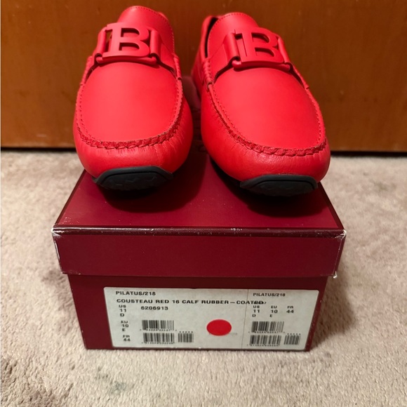 Bally | Shoes | Bally Red Pilatus Driver | Poshmark